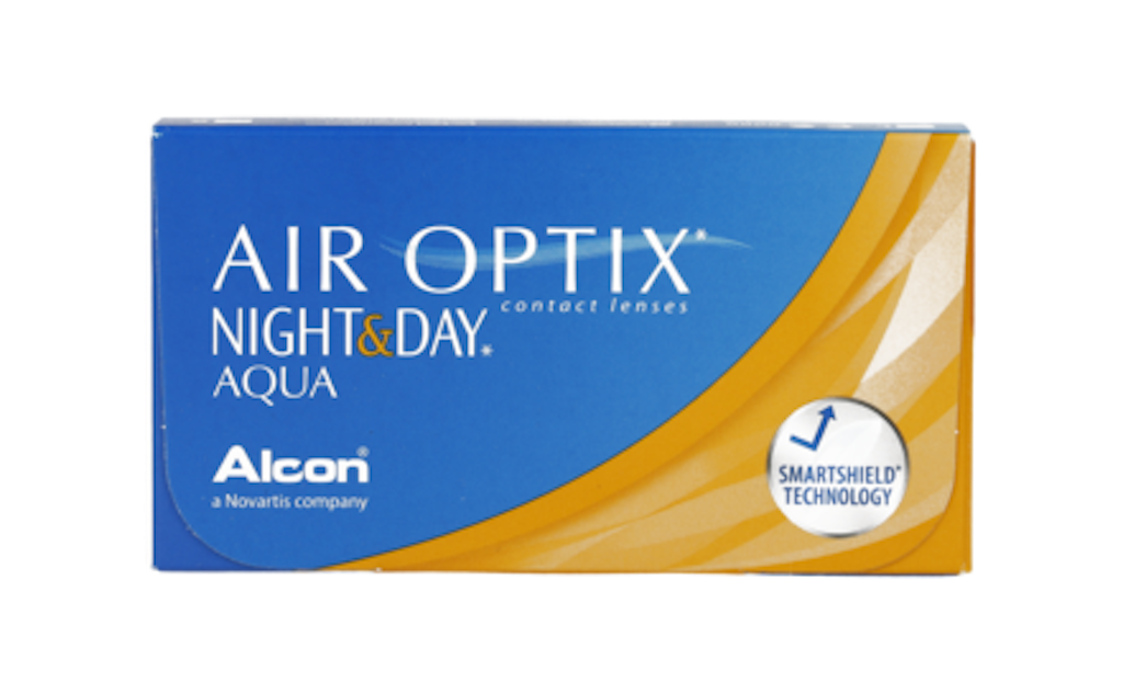 Mensuales Air Optix Night&Day Aqua 6 unidades | +Vision