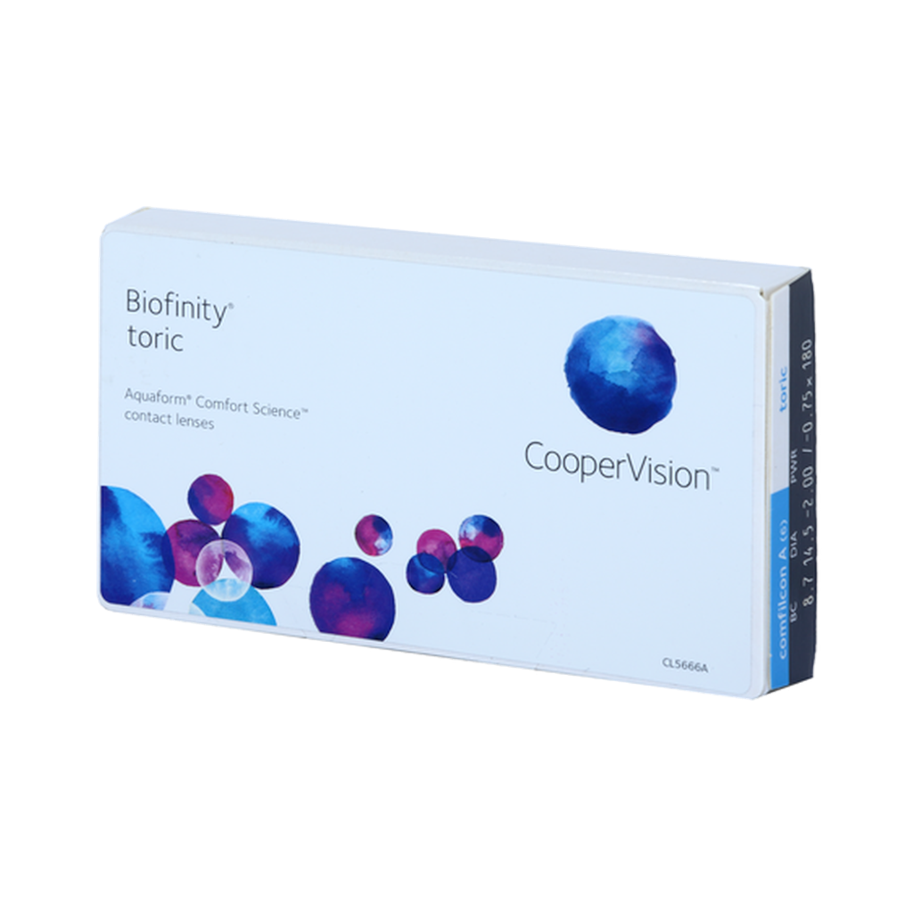 Mensuelle Biofinity Toric (6) | Générale d'Optique
