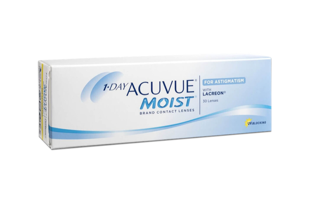 Acuvue 1 Day Moist Toric Contact Lenses | Vision Express