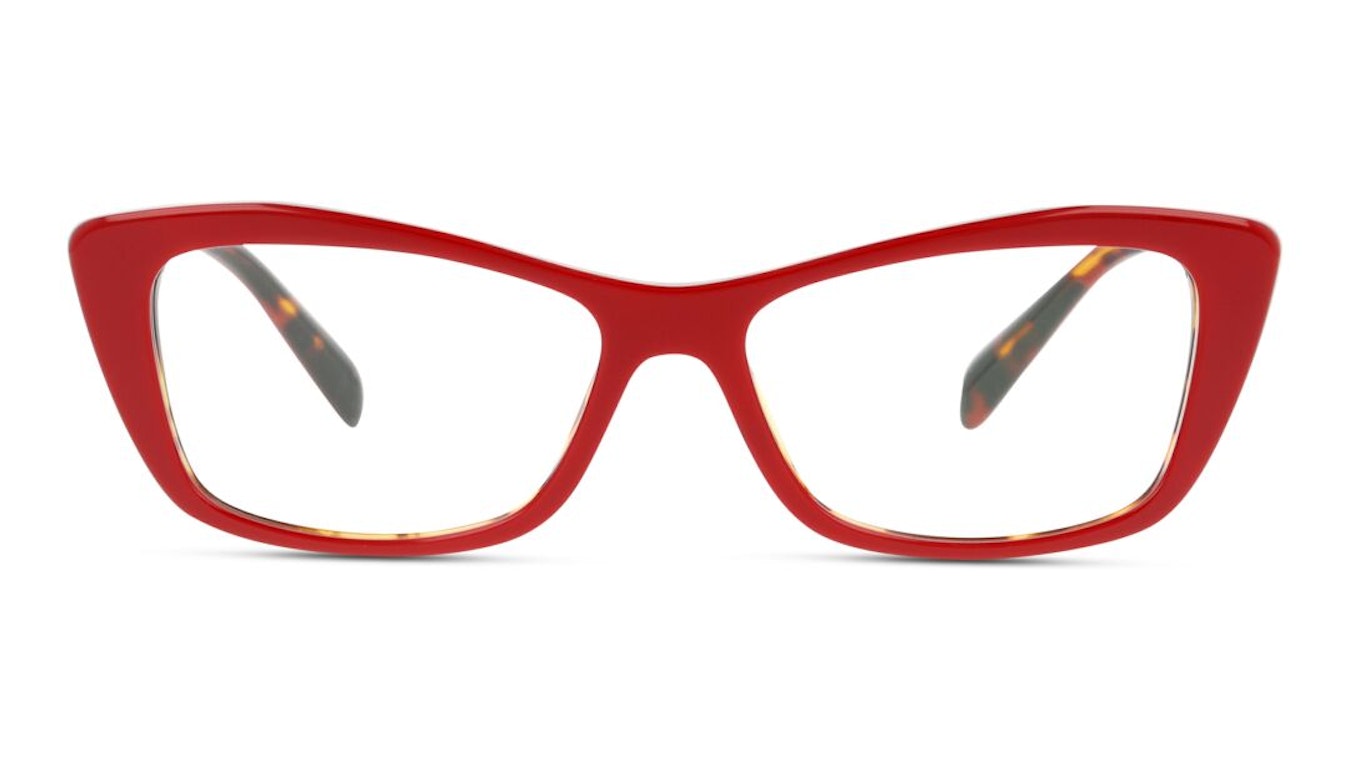 Prada Womens Glasses Pr 15xv Red Frames Vision Express