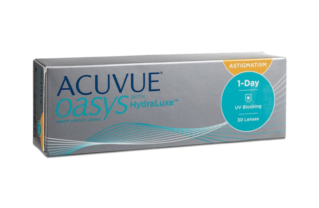 Buy Acuvue Oasys Daily Toric Lenses Online | Vision Express