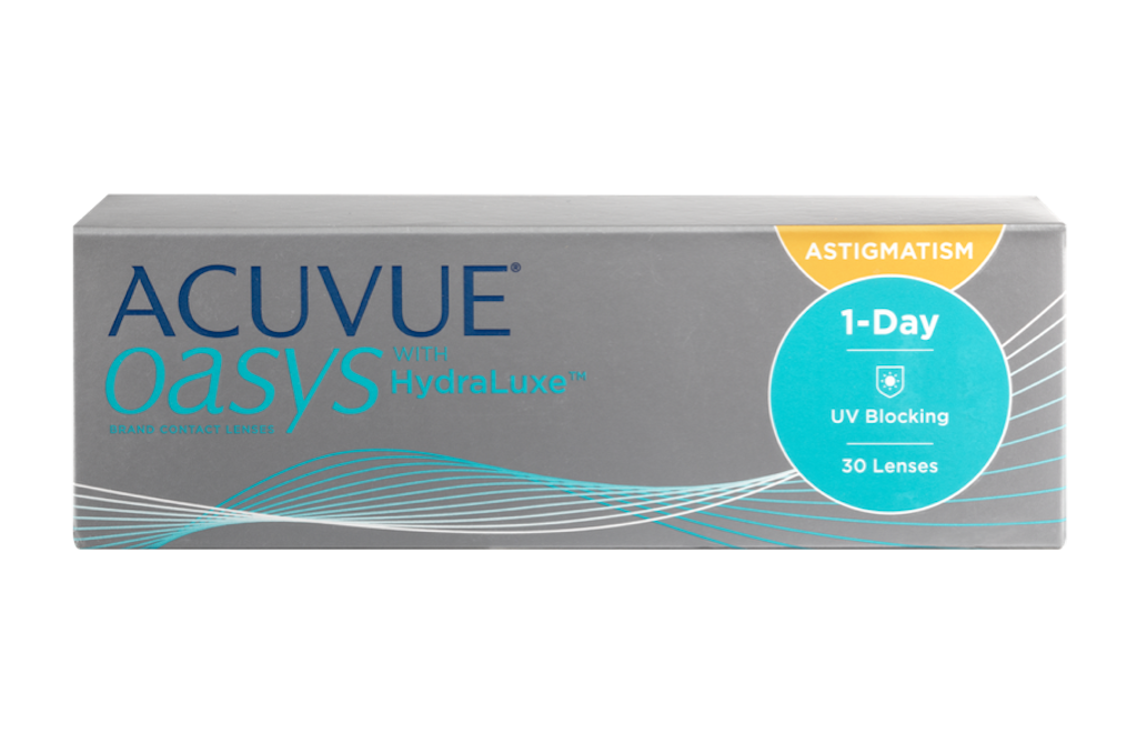 Buy Acuvue Oasys Daily Toric Lenses Online | Vision Express