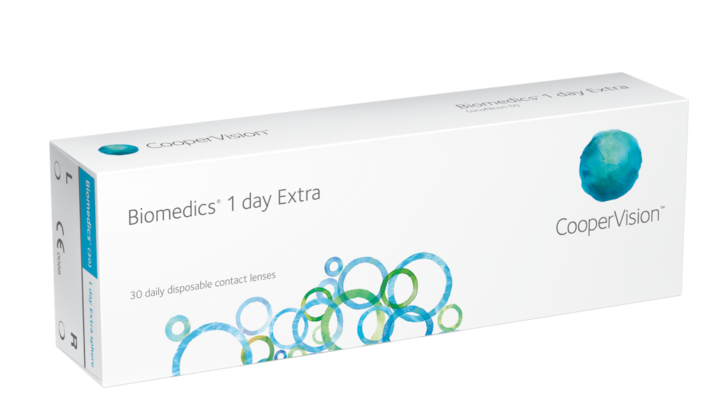Biomedics 1Day Extra daglenzen (30 lenzen) | Pearle Opticiens