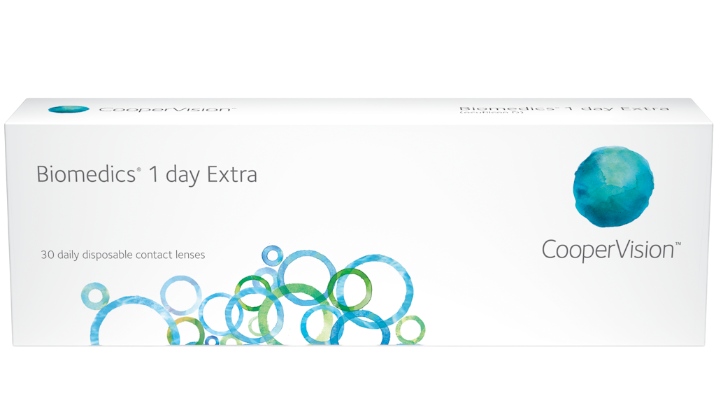 Biomedics 1Day Extra daglenzen (30 lenzen) | Pearle Opticiens