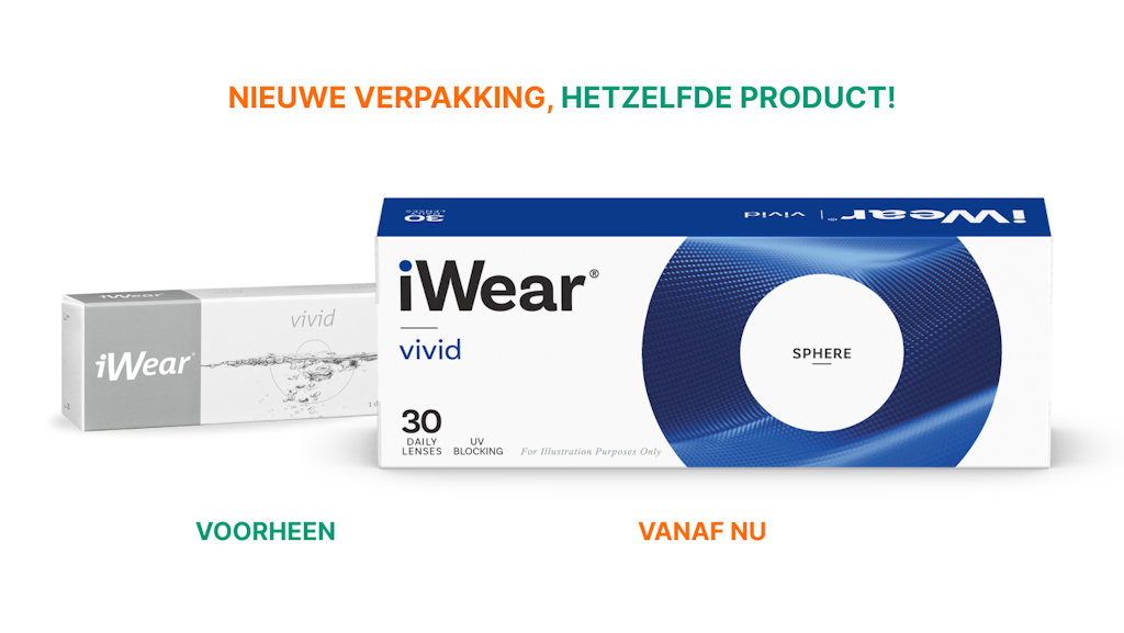 iWear Vivid daglenzen (30 lenzen) | Pearle Opticiens